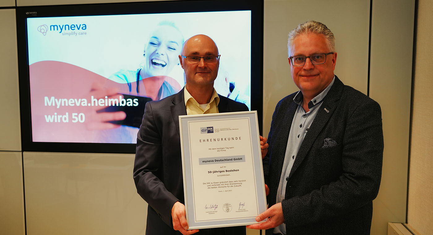 50 Jahre myneva Deutschland GmbH – IHK Magazin meo